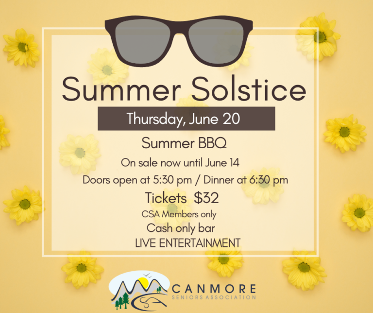 Summer Solstice Dinner 2024 | Canmore Seniors Association